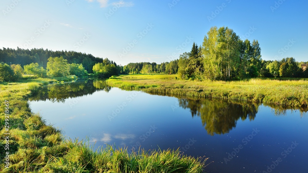 Brasla river in Gauja national park, Latvia Stock Photo | Adobe Stock