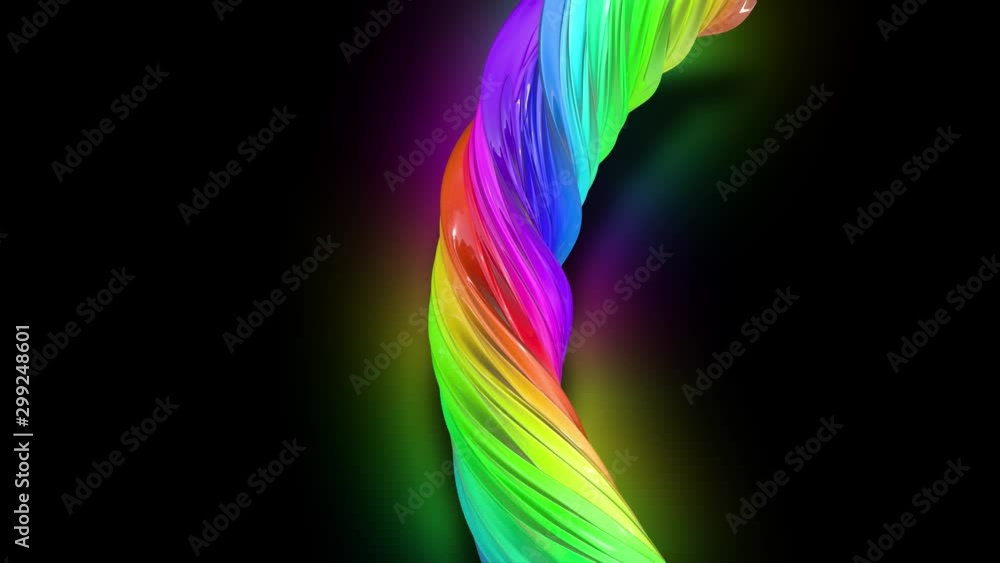 Paint flow moves in a circle. Abstract colorful creative background ...