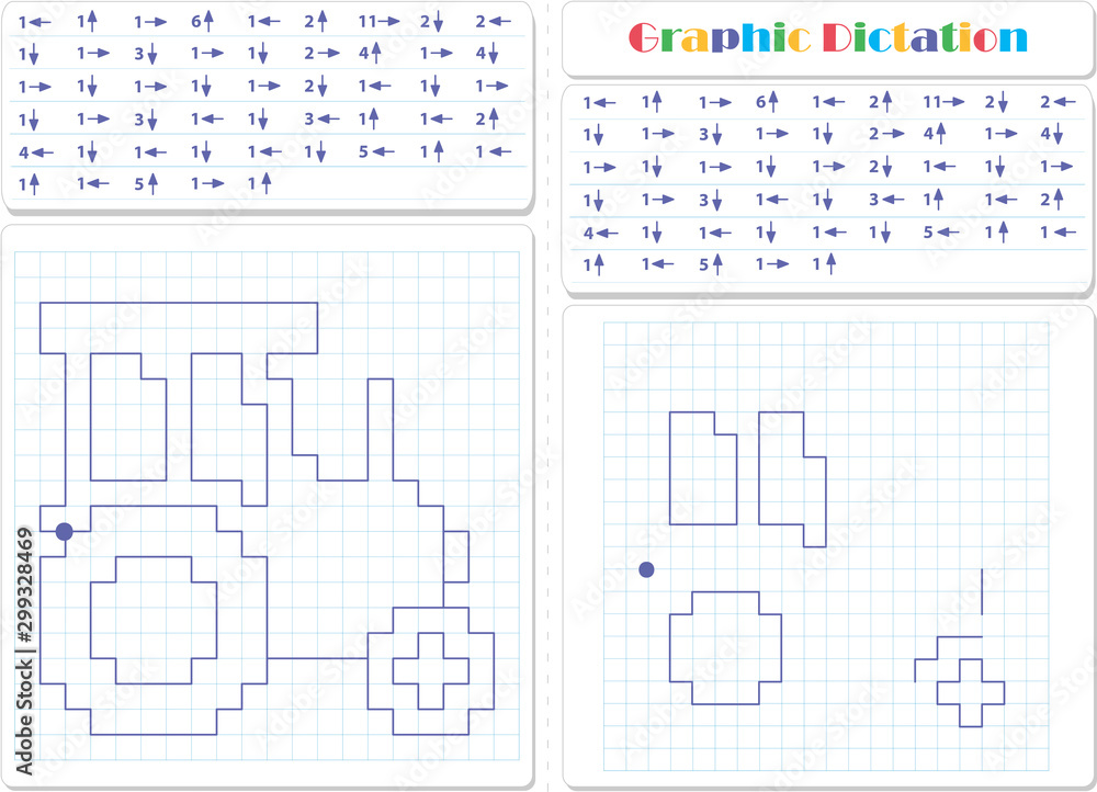 Draw a picture on the arrows. Worksheet for kids Stock Vector | Adobe Stock