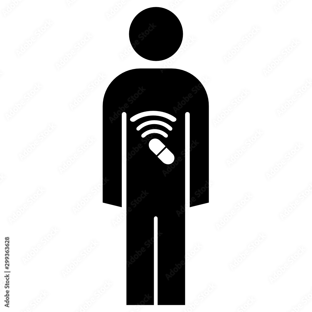 microchip ingestible temperature capsule sending transmission data ...