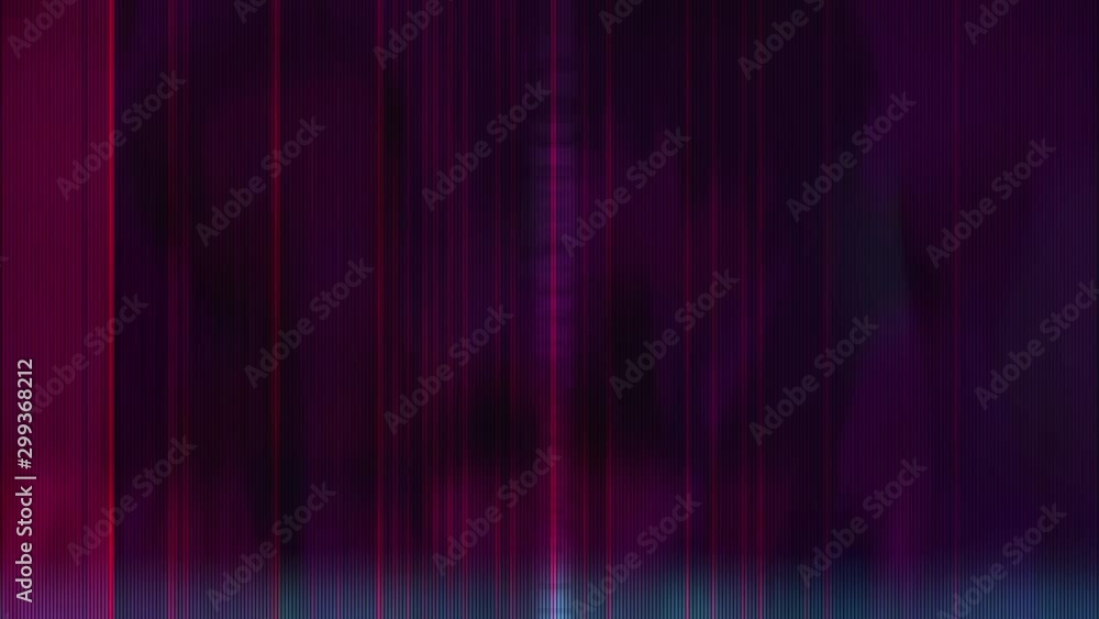 conceptual animation of distorted digital transmission with colorful ...