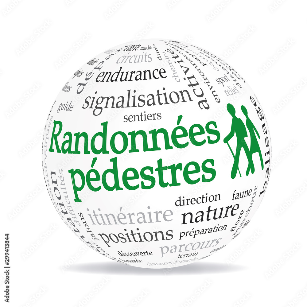 Logo randonnées pédestres. Stock Vector | Adobe Stock