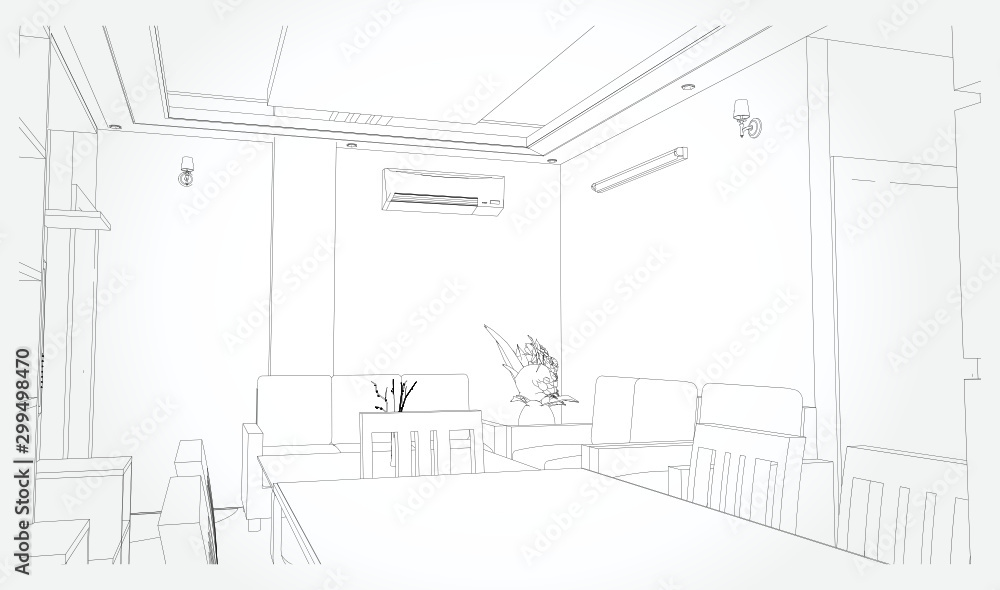 Vertical Lines In A Room