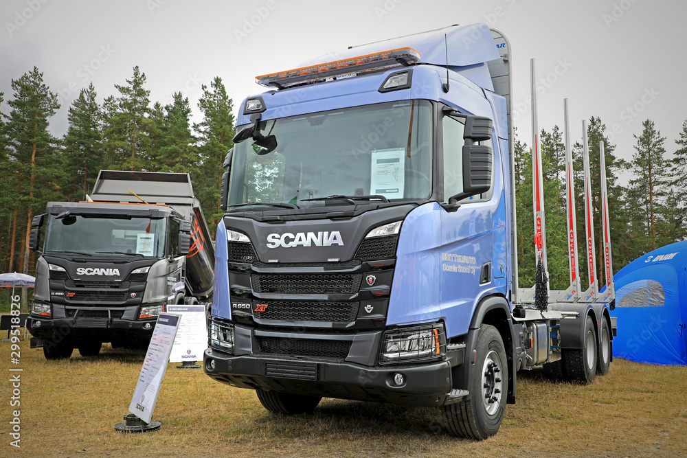 New Scania XT Range Trucks on Display. Illustrative Editorial Content ...