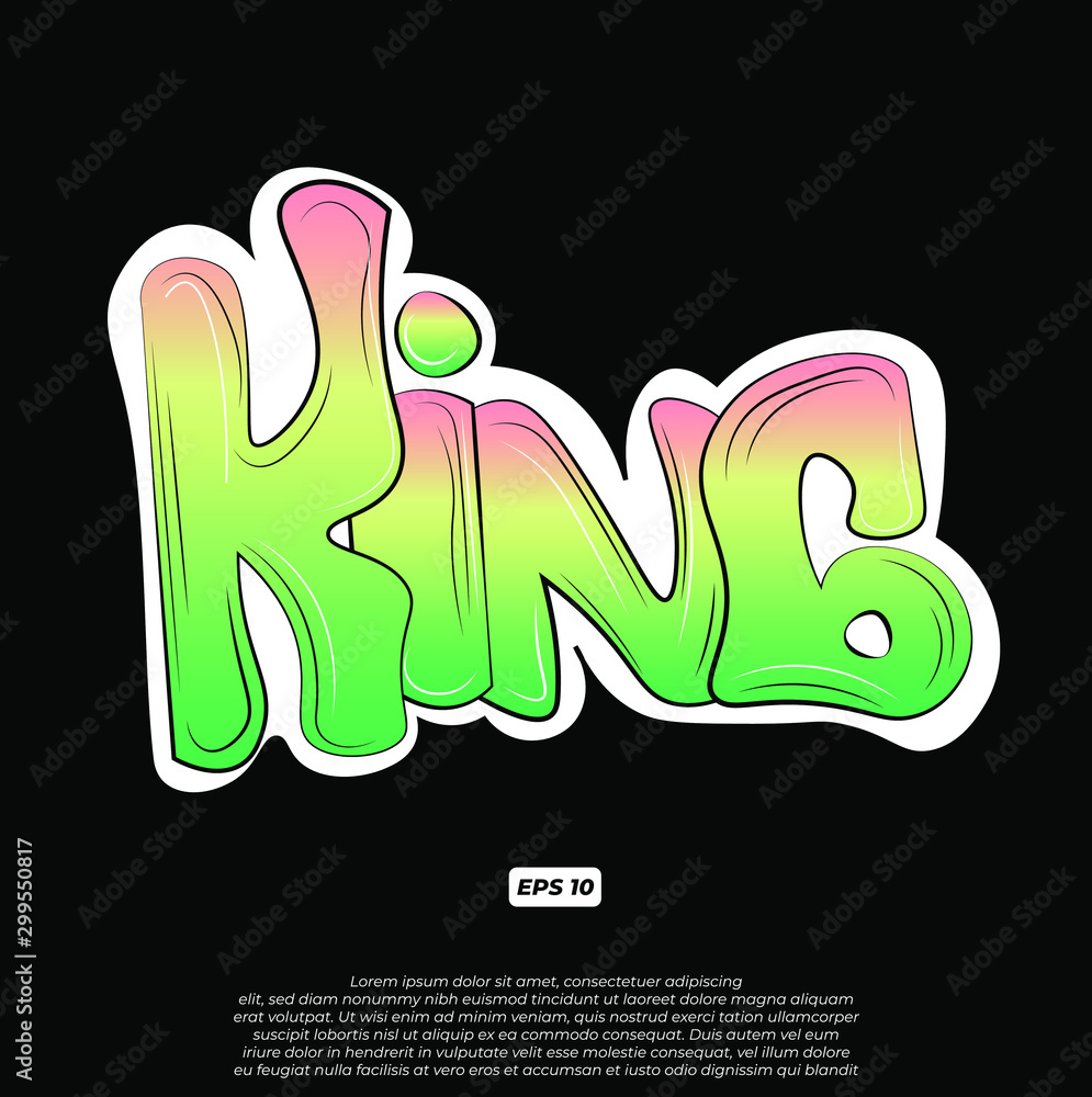 Graffiti King Letters