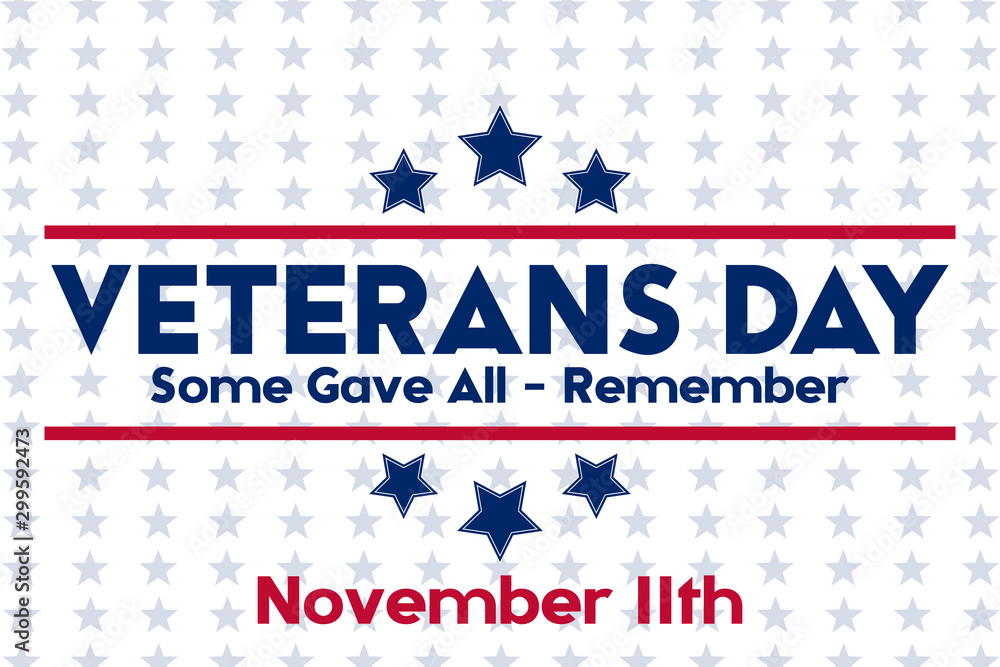 Veteran’s Day is a National Holiday celebrated each year on November ...