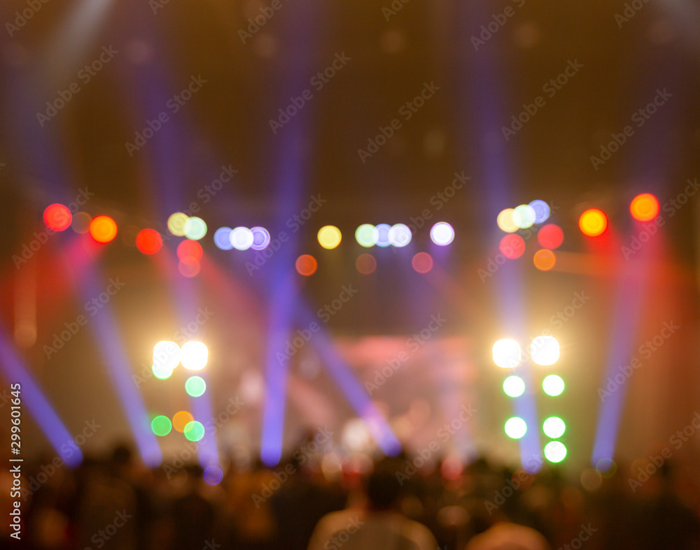 Bright Colorful Stage Lights