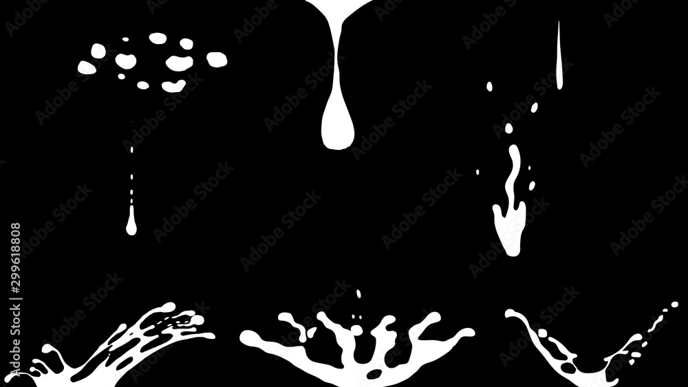 2D Liquid Elements Stock Template | Adobe Stock