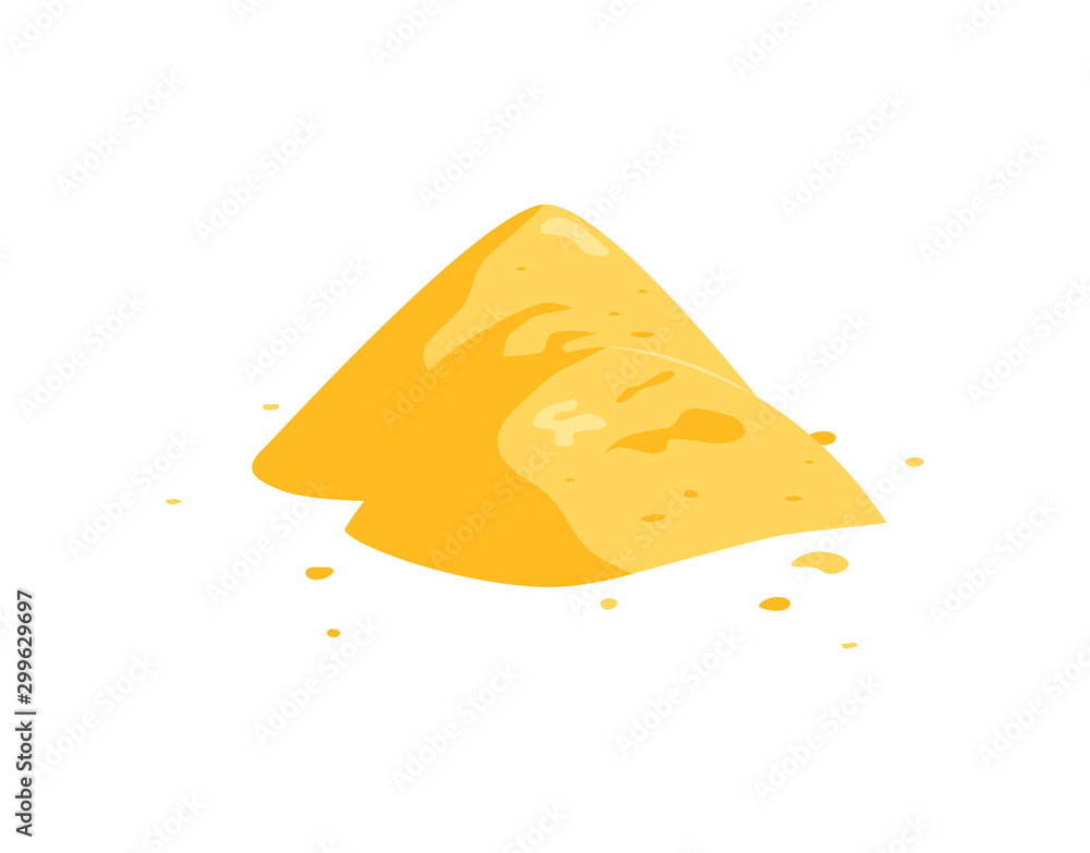 Vector sand icon in simple flat style Stock Vector | Adobe Stock