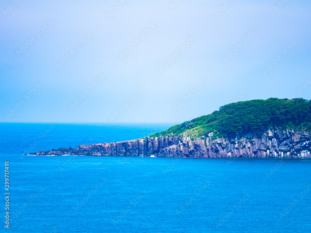 Columnar joints in Oshima island, Anto, Mikunicho, Sakai City, Fukui ...