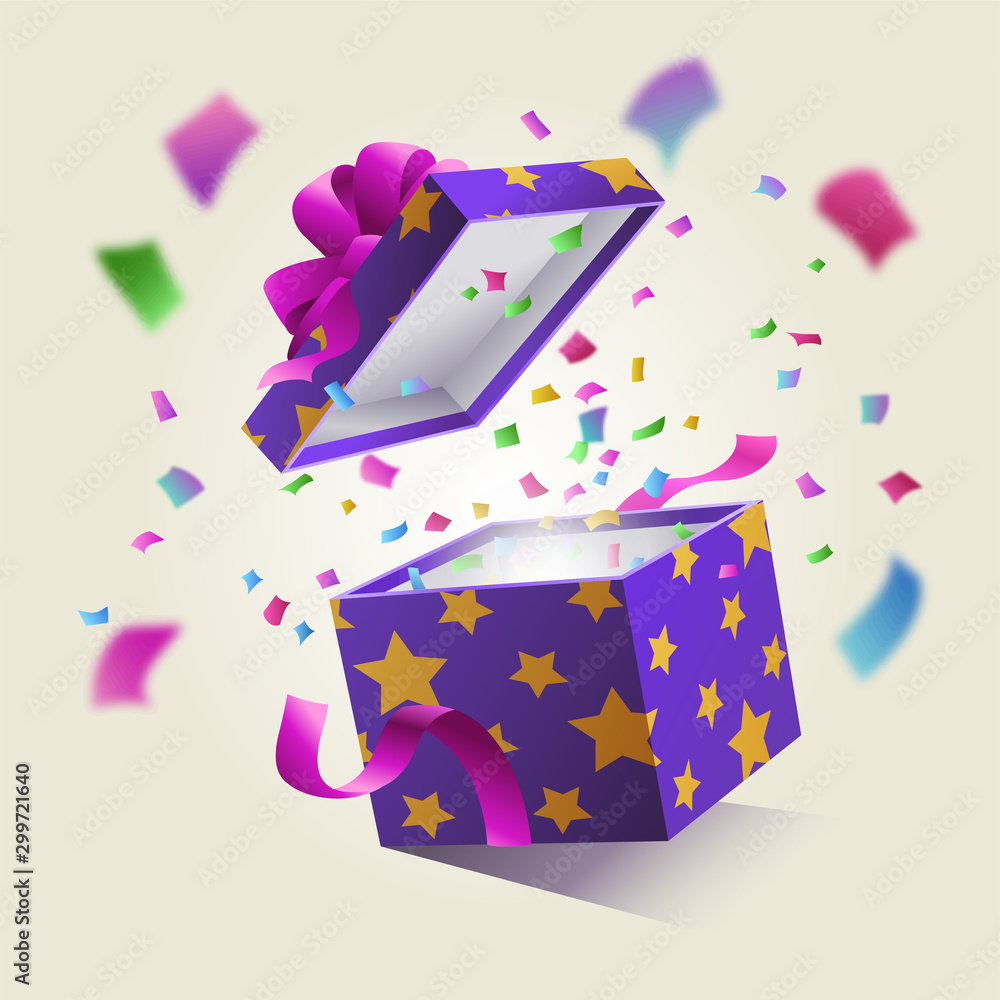 Surprise Box Vector