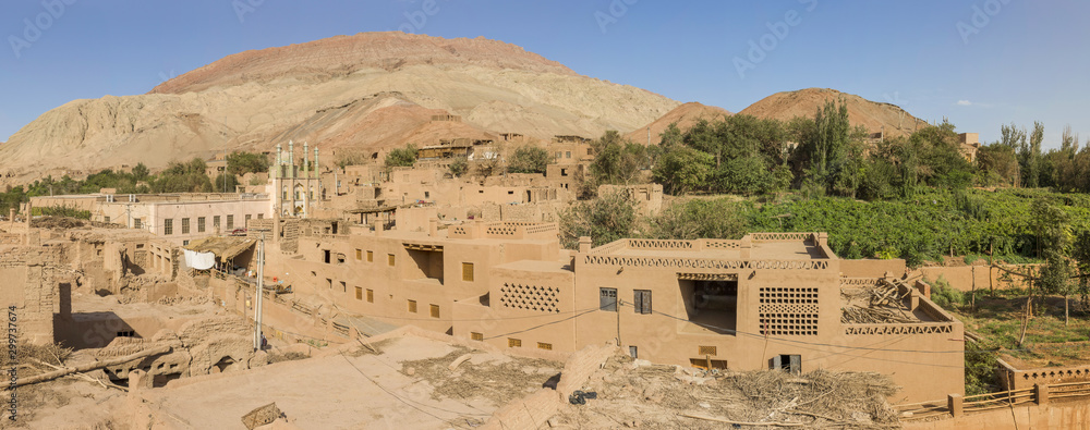 Turpan, China - located along the Tuyugou Valley, and part of the ...