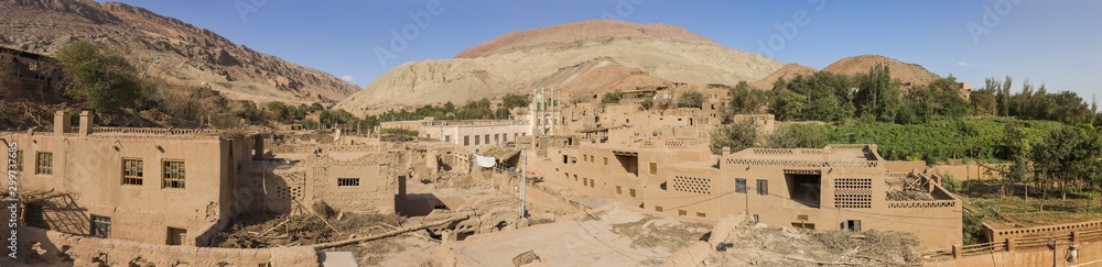 Turpan, China - located along the Tuyugou Valley, and part of the ...