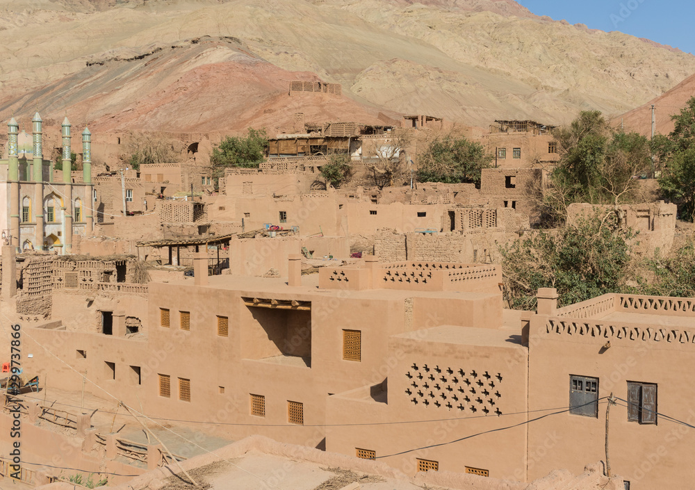 Turpan, China - located along the Tuyugou Valley, and part of the ...