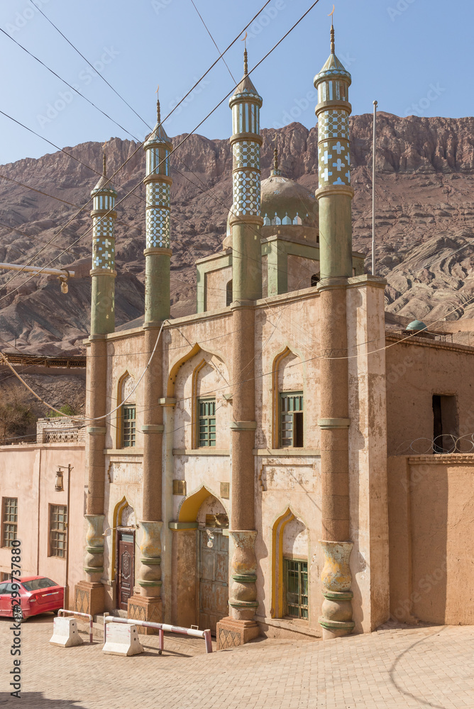 Turpan, China - located along the Tuyugou Valley, and part of the ...