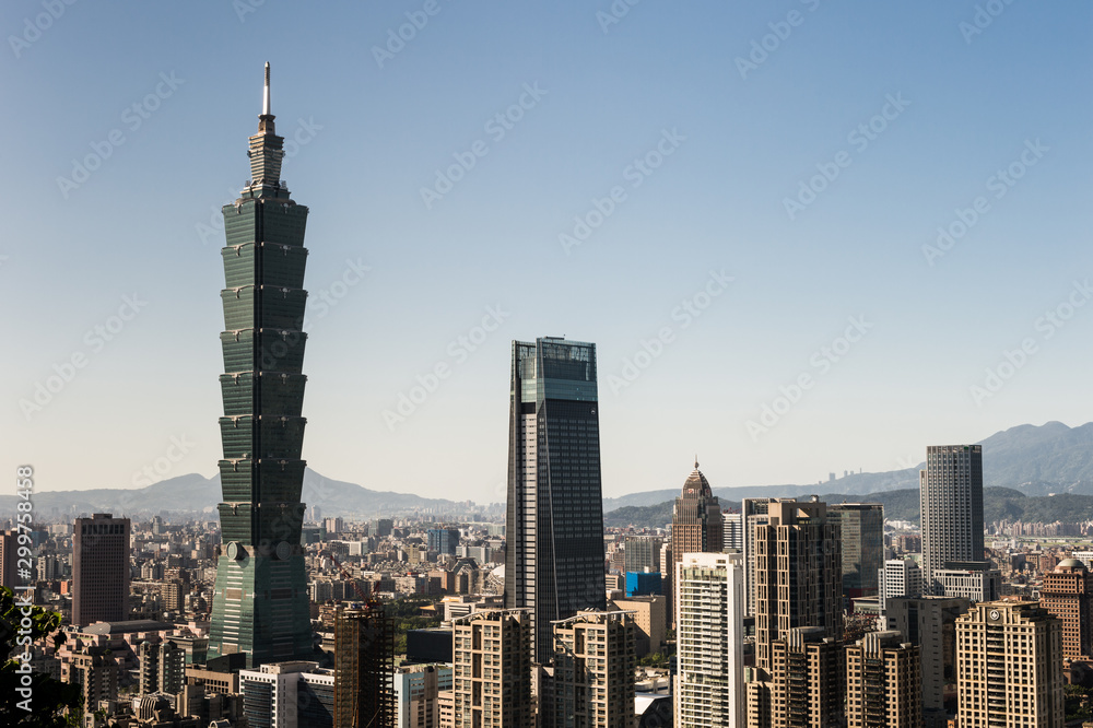 TAIPEI, TAIWAN - March 10: View of Taipei 101 modern architecture in ...