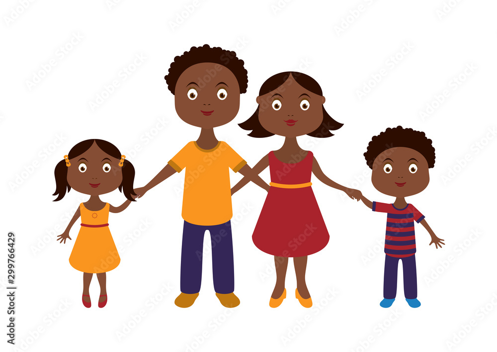 African American Family Pictures Clip Art