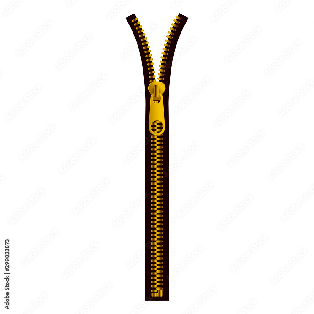 Gold Zipper Png