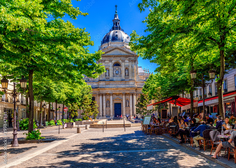 The Sorbonne Is An Edifice Of The Latin Quarter In Paris France the-sorbonne-is-an-edifice-of-the-latin-quarter-in-paris-france