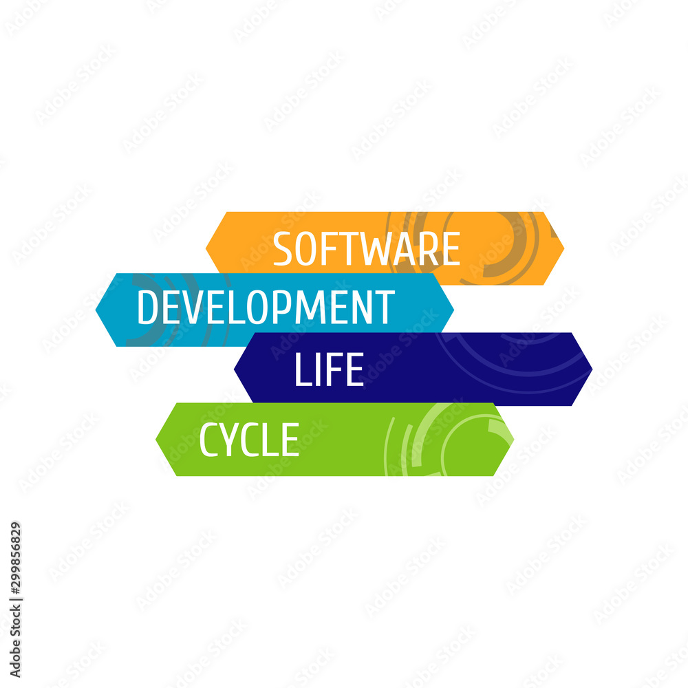 software development life cycle vector illustration Stock Vector ...