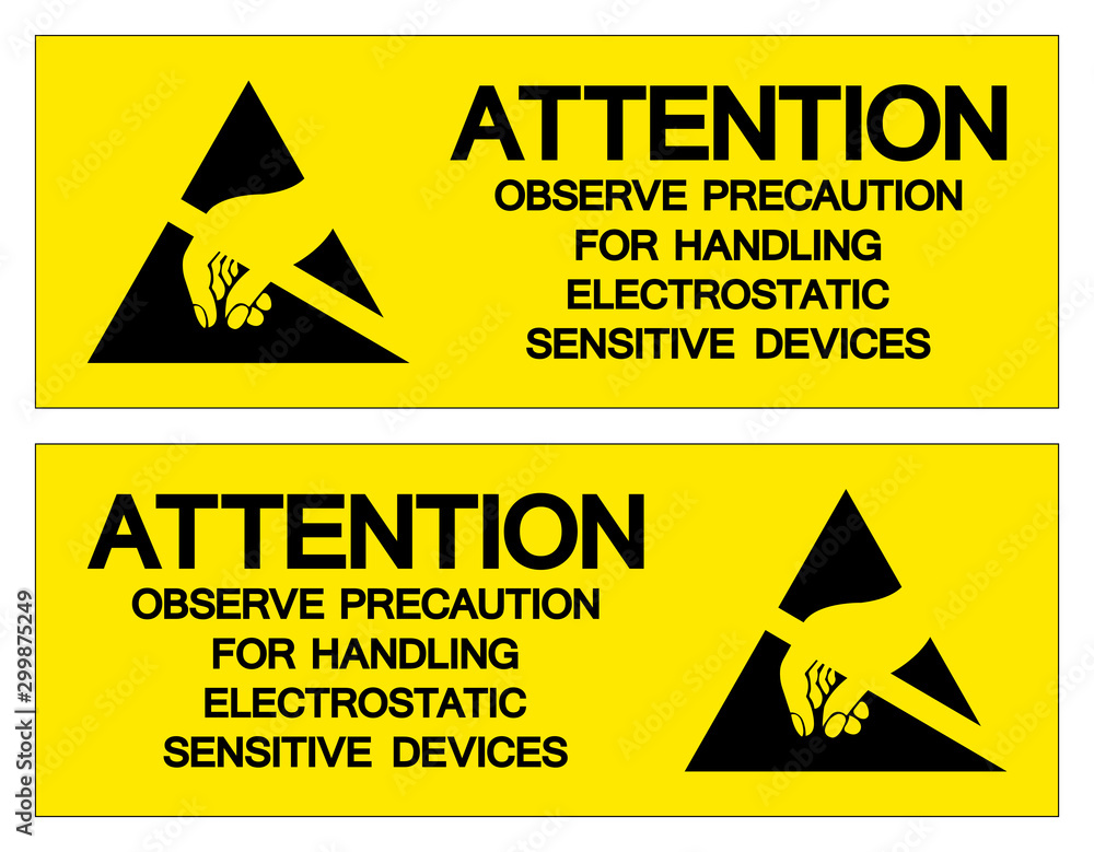 Attention Observe Precaution For Handling Electrostatic Sensitive ...
