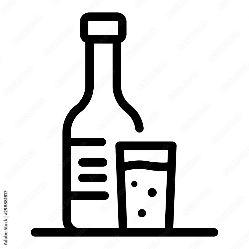 Alcohol Flask Vector