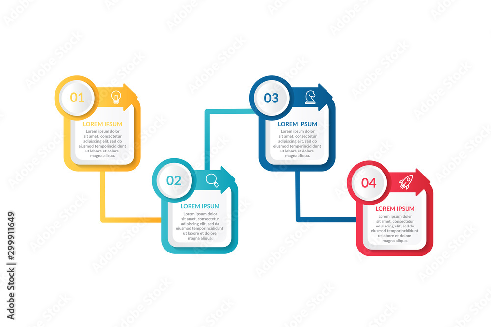 step infographic or process infographic template design . business ...