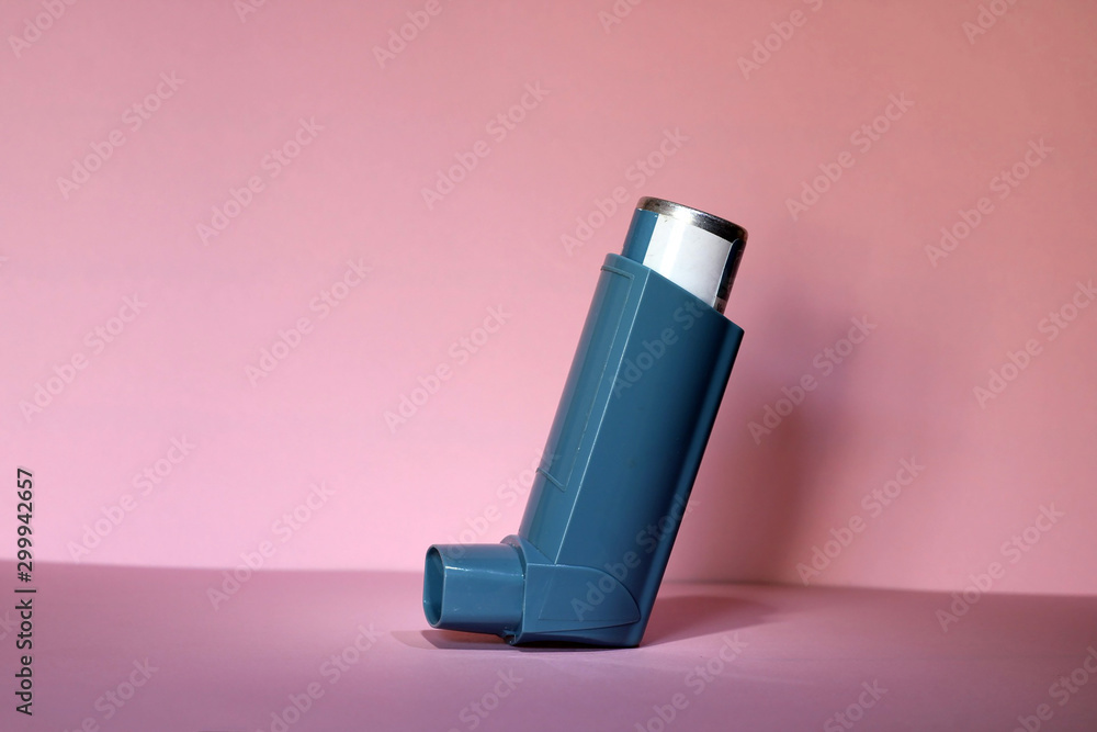 Blue Asthma Inhalers