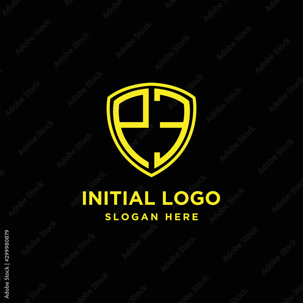 Inspiring company logo designs from the initial letters of the PE ...