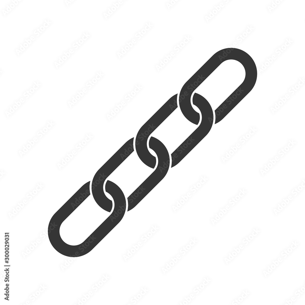 Vector Chain icon. Vektor Stok | Adobe Stock