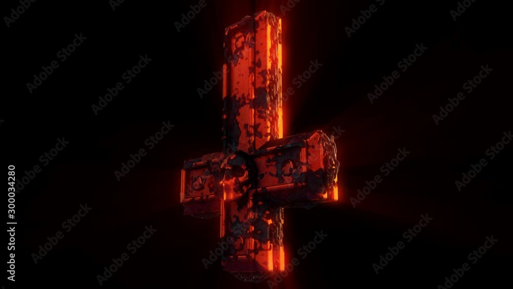 Corrosive Satan Cross Vj Loop - is a stock motion graphic you can use ...