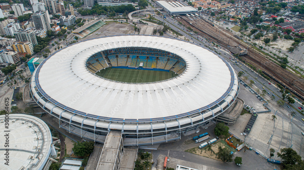 Rio de Janeiro, Rio de Janeiro / Brazil - Circa October 2019: Aerial ...
