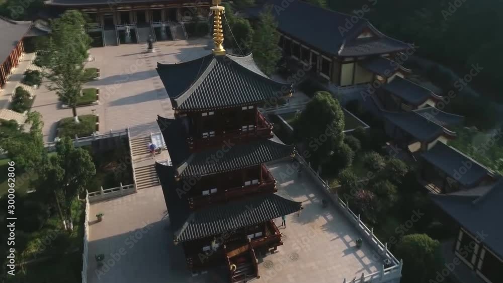 Buddha statue in Donglin Temple. Jiangxi: China. Donglin Buddha is the ...