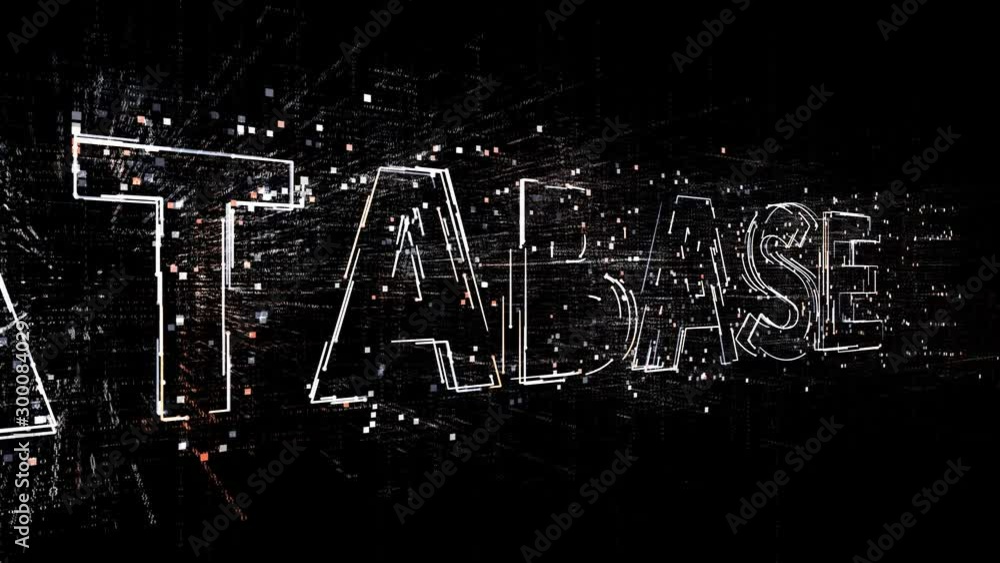 4k DATABASE word tag cloud;binary data base code.The Matrix binary text design animation ...