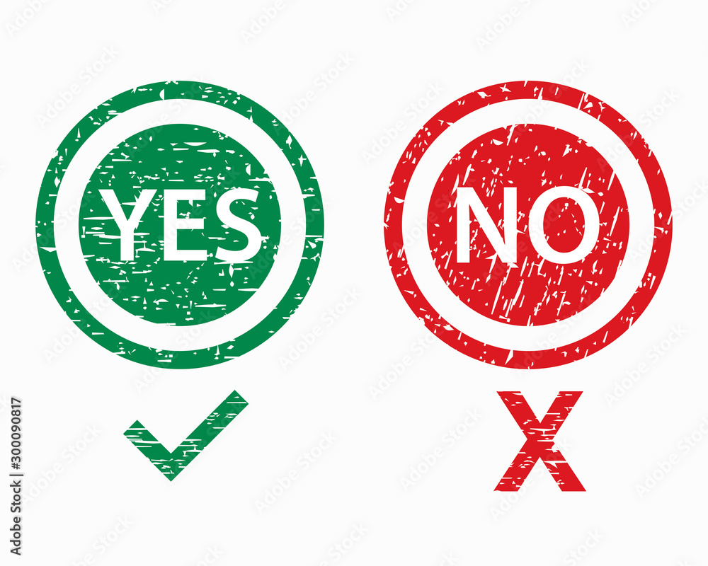 Button icons for: Accepted/Rejected, Approved/Disapproved, Yes/No ...