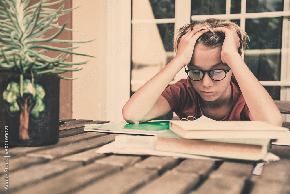 Tired Student