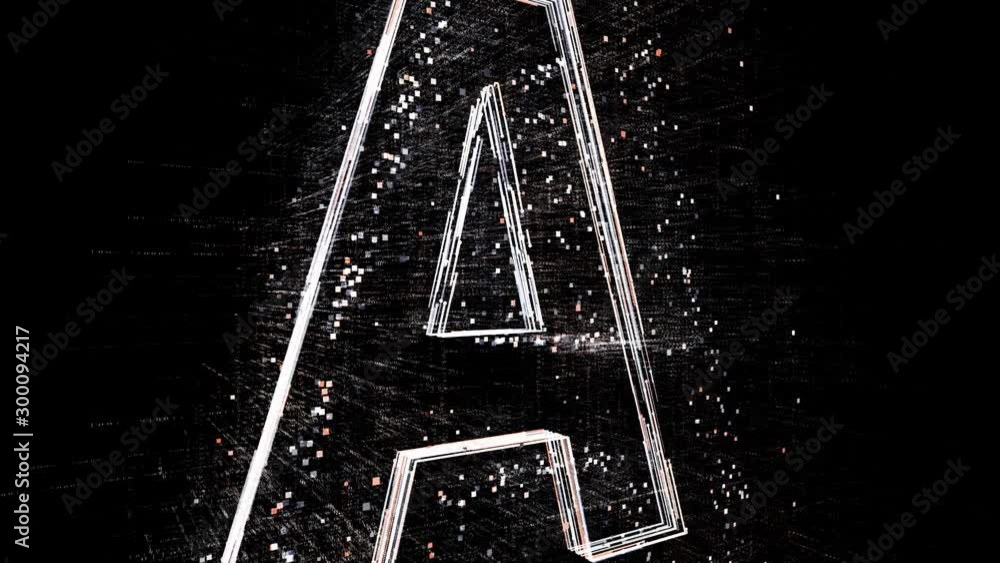 4k A letter alphabet word tag cloud;computer code particle.The Matrix binary text design ...