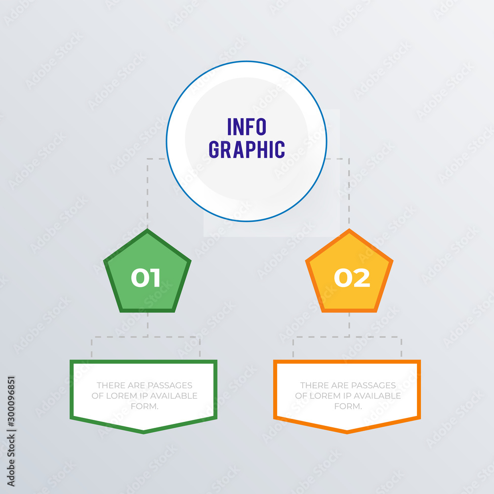 Organizational structure infographics template design. Business concept ...