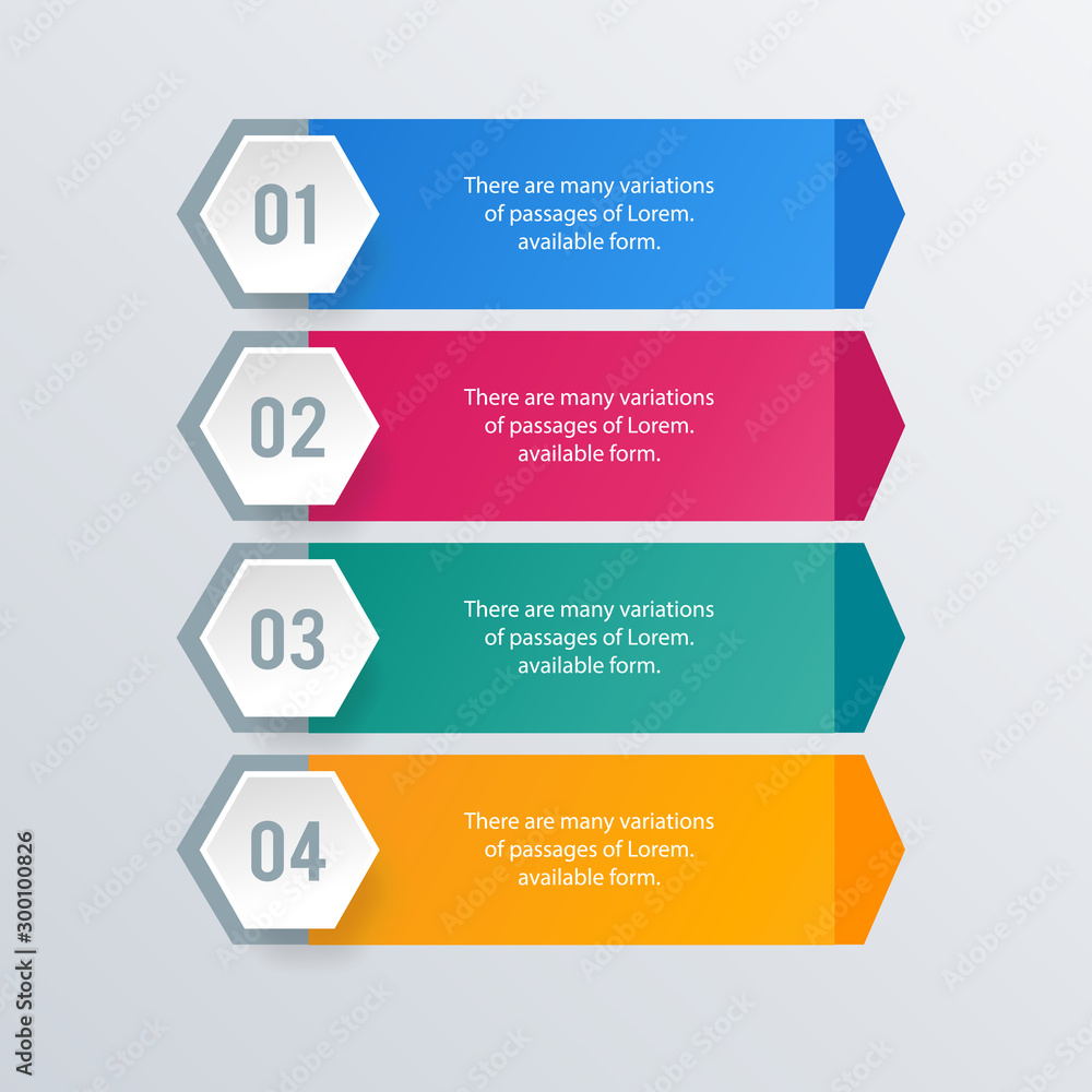 Informational List infographic template design. Business concept ...