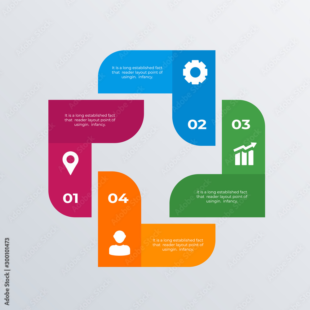 Informational icons infographic template design. Business concept ...