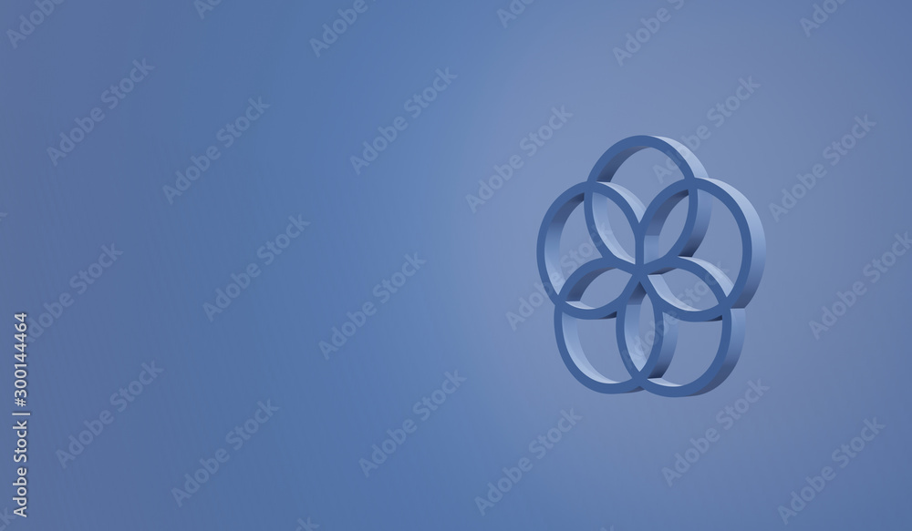 Sustainable Development Goals Partnerships to achieve the Goal icon. 3D ...