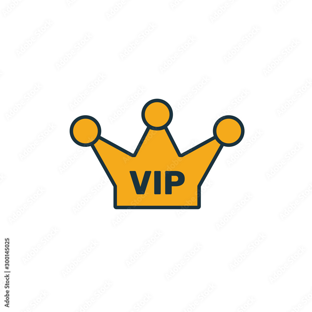 Vip icon. Simple element from tourism icons collection. Creative Vip ...