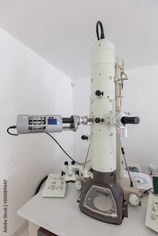 Photo & Art Print Column and control panel of an Analytical ...