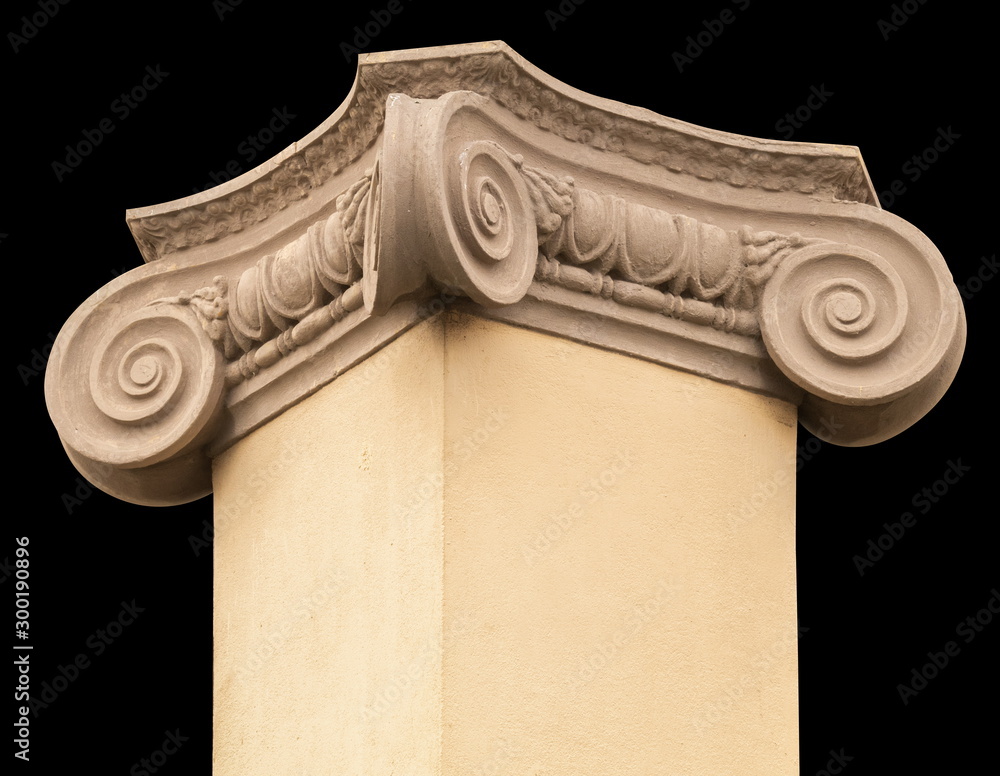 elements of architectural decorations of buildings, ancient arches and ...