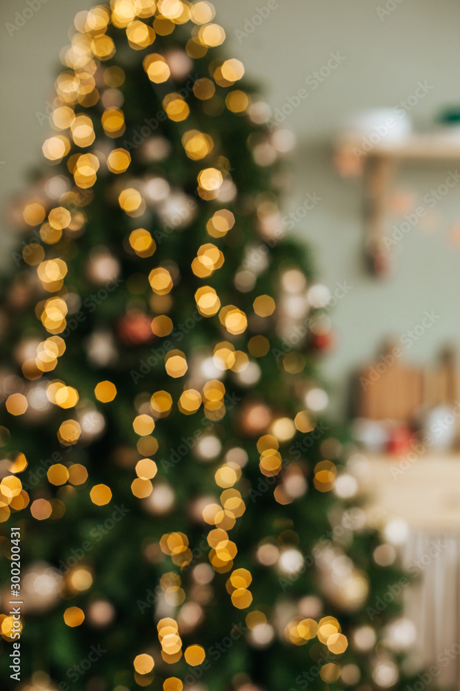 Blurred Christmas Tree