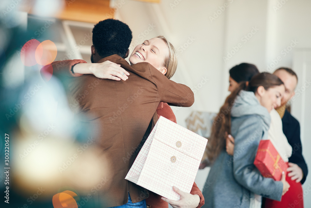 People Exchanging Gifts