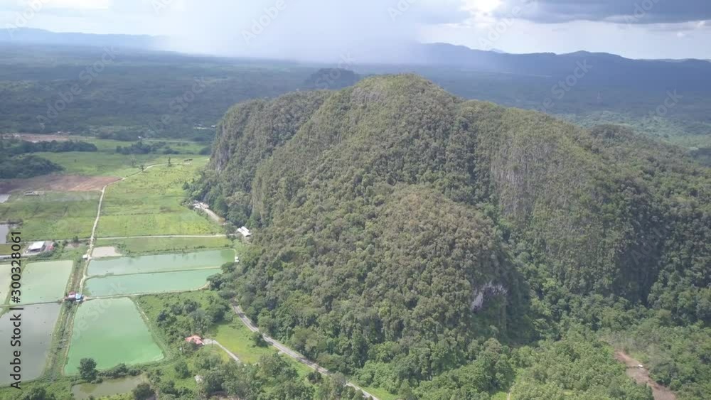 Kuching, Sarawak / Malaysia - October 27 2019: The Bau Town, landmarks ...