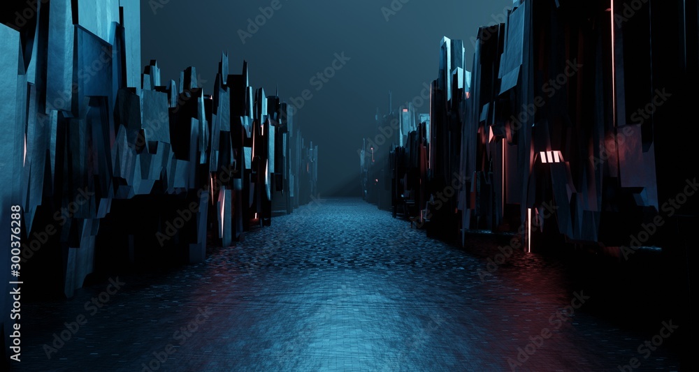 Dark City Landscape