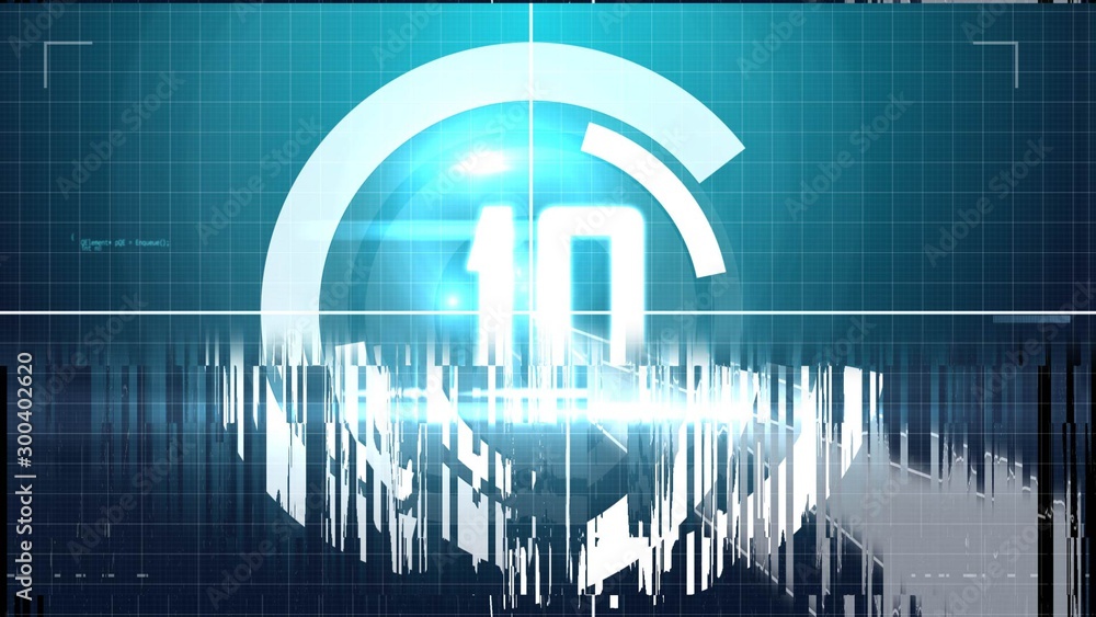 Tech Countdown Stock Template | Adobe Stock