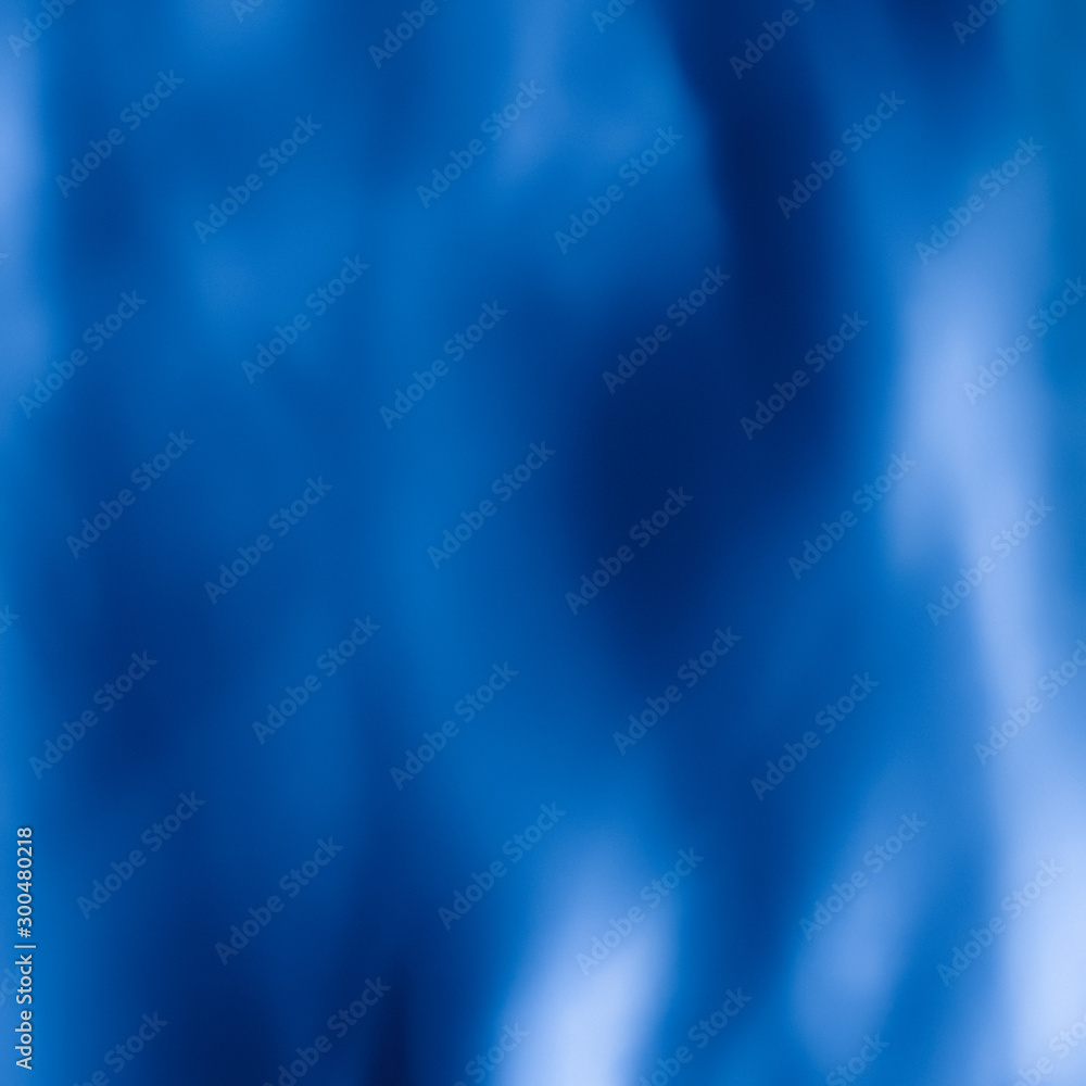 Blue abstract art background, silk texture and wave lines in motion for ...